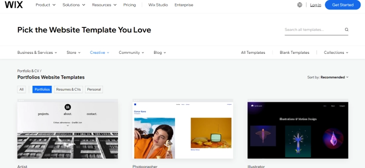 How To Use Wix To Make A Portfolio Website | Wiksit